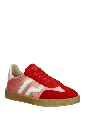 Gant Cuzima Suede Panelled Sneakers - Red