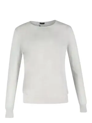 JOSEPH JOSEPH Fine-Knit Crew Neck Long Sleeve Top White