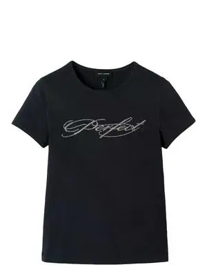 Marc Jacobs Embellished T-shirt - Black