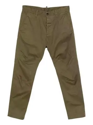 Dsquared2 Trousers With Knee Detail Green