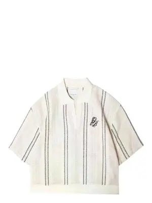 ONLY THE BLIND Striped Polo Shirt
