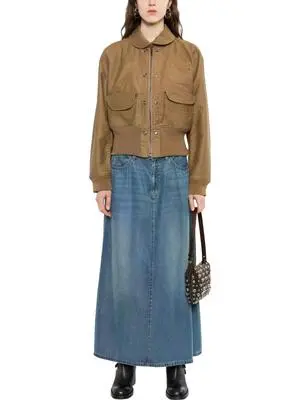 JNBY Club Collar Pocket Jacket - Brown