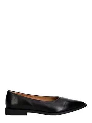 SUMMERY COPENHAGEN Cph415 Pointed Flat Pumps - Black