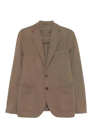 CIRCOLO 1901 Patch-pocket Jacket - Brown