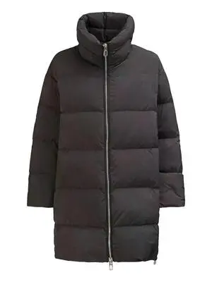 DUNO High-neck Parka Coat - Brown