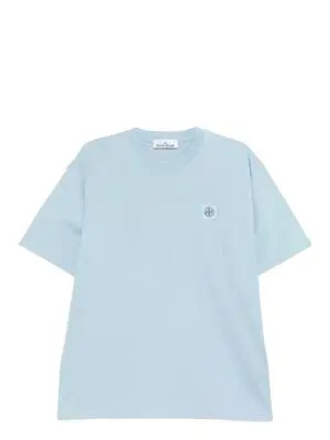 Stone Island 2100030 Combed Organic Cotton Jersey T-shirt - Blue