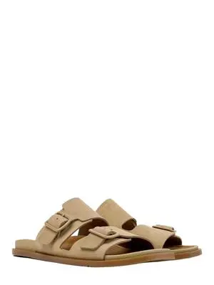 Camper Buckle-Fastening Flat Sandals Neutrals