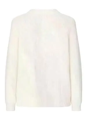 Jenni Kayne Ribbed Knit Cotton Sweater - Neutrals