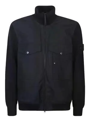STONE ISLAND Stone Island Zip-Up Chest Pocket Jacket With Logo Patch