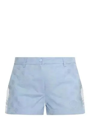 Casablanca Casablanca Monogram Stripe Detail Shorts Blue