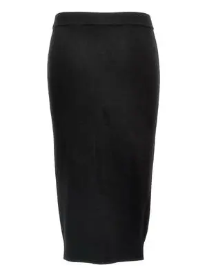 Saint Laurent Mila Pencil Skirt - Black