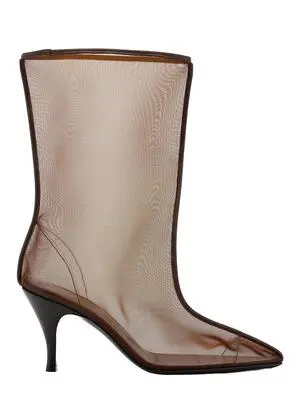 HERBERT LEVINE Drawing A Blank Mesh Ankle Boots - Brown