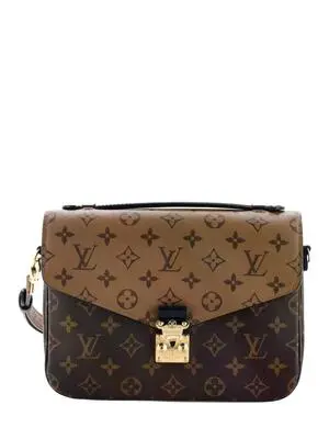 LOUIS VUITTON Pochette Métis Reverse Monogram Canvas Crossbody Bag - Brown