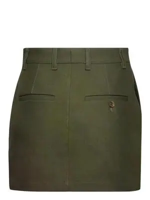 Wardrobe.NYC Drill Mini Skirt - Green