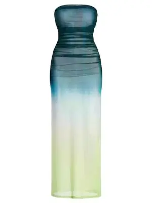 Significant Other Sura Strapless Gradient Maxi Dress - Blue