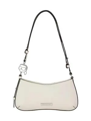 Karl Lagerfeld Mini Ikon Shoulder Bag - Neutrals