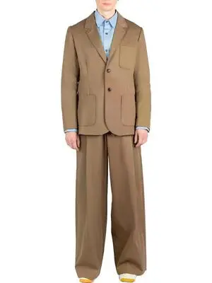 SOCIETE ANONYME Patch-pocket Two-button Jacket - Neutrals