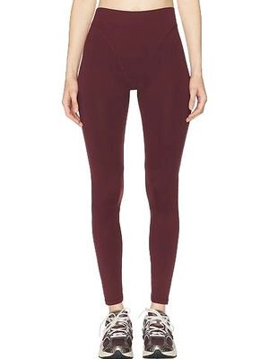NORBA Accent Legging - Maroon
