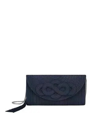 Shanghai Tang Tang Infinity Clutch - Blue