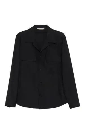 BRIGLIA 1949 Chest-pocket Shirt Jacket - Black