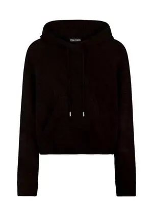 TOM FORD Drawstring Pocket Hoodie - Brown