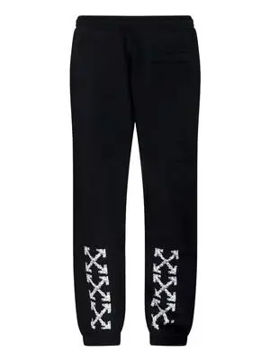 Off-White Arrow Drawstring Track Pants - Black