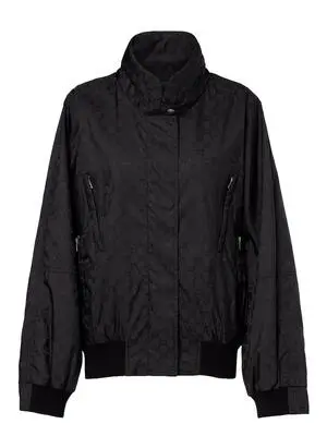 Gucci Gg Jacquard Bomba Jacket - Black