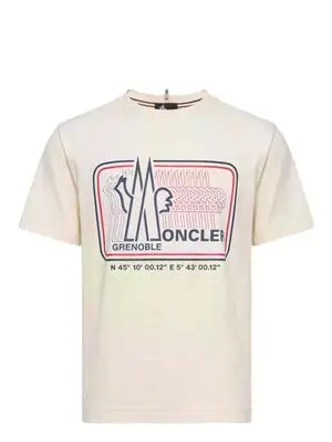 Moncler Graphic-print T-shirt - Neutrals