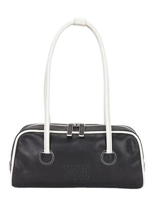 MARGESHERWOOD Soft Baguette Shoulder Bag - Grey