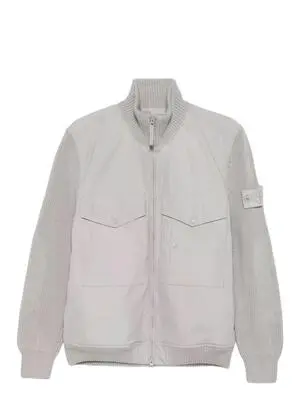 STONE ISLAND Stone Island Logo-Patch Knit Jacket