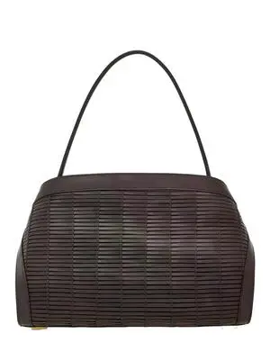 FERRAGAMO Hug Soft Woven Tote Bag - Brown