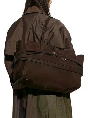 Moschino Tie Detail Tote Bag - Brown