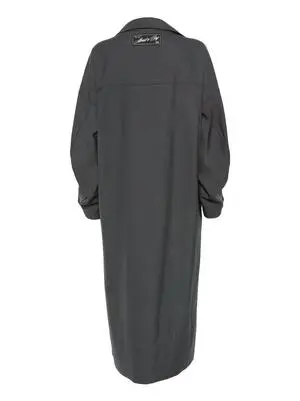 Erika Cavallini Button Front Shirt Dress - Grey