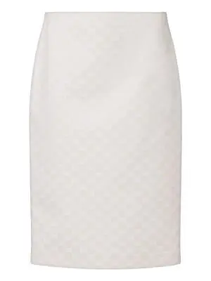 Gucci Gg Midi Skirt - Beige