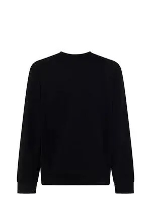LANEUS Stitch Detail Sweatshirt - Black