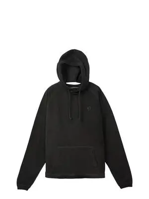 Camper Long Sleeve Drawstring Hoodie With Kangaroo Pocket Black