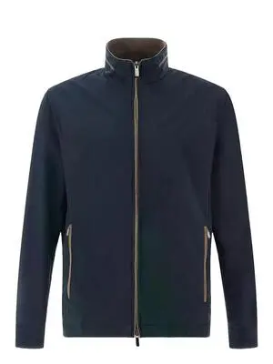 Paul & Shark Paul & Shark Alcantara Detail Jacket Blue