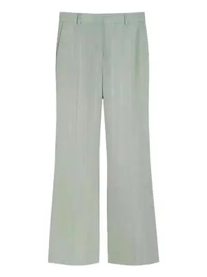 Stella McCartney Striped-pattern Trousers - Green