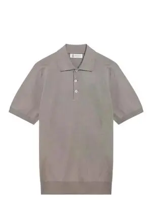 Brunello Cucinelli Short-sleeve Polo Shirt - Brown