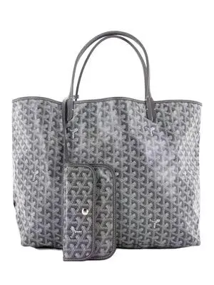 Goyard Saint Louis Coated Canvas Gm Tote Bag - Grey