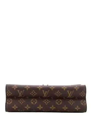 LOUIS VUITTON Monogram Canvas And Leather Victoire Shoulder Bag - Brown