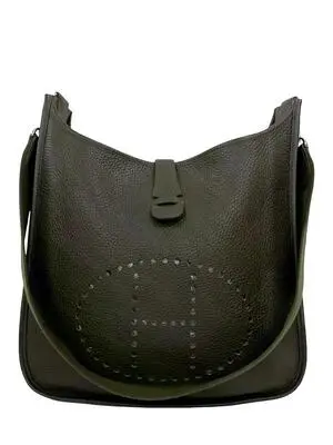 Hermès Hermès 2004 Clemence Evelyne II 33 Crossbody Bag Brown