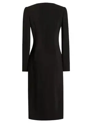 Dolce & Gabbana Structured Cady Dress - Black