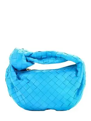 Bottega Veneta Bv Jodie Intrecciato Nappa Mini Hobo Bag - Blue
