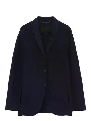 Prada 1990s Button-fastening Blazer - Blue
