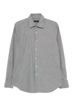 GLANSHIRT Flannel Shirt Grey