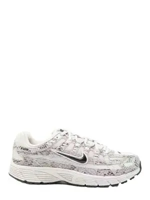 Nike Nike P-6000 SE Snakeskin-Effect Sneakers Neutrals