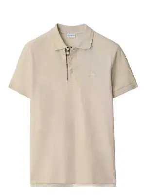Burberry Cotton Polo Shirt Neutrals