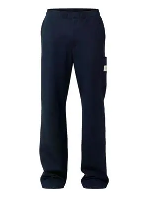 FLANEUR Patch Detail Trousers - Blue