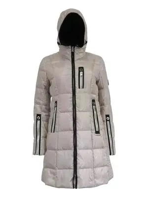 Bogner Hooded Zip-up Padded Coat - Grey